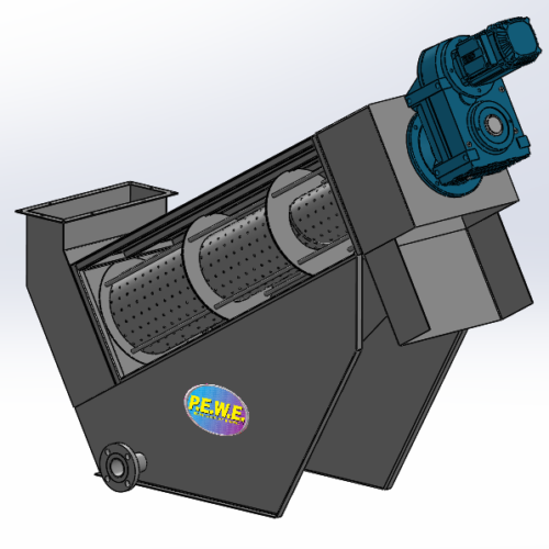DeWater® CSP Compactor Screw Press | PEWE LLC